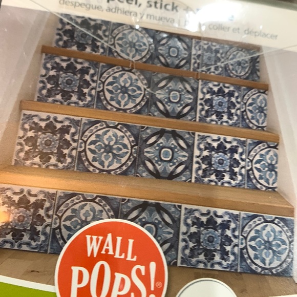 wall pops | Wall Decor | One New Wall Pops 65 In X 44 In Mykonos Stair ...